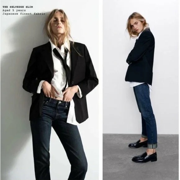 Zara | Jeans | Nwt Zara Japanese Okura Indigo Selvedge Denim Jeans ...